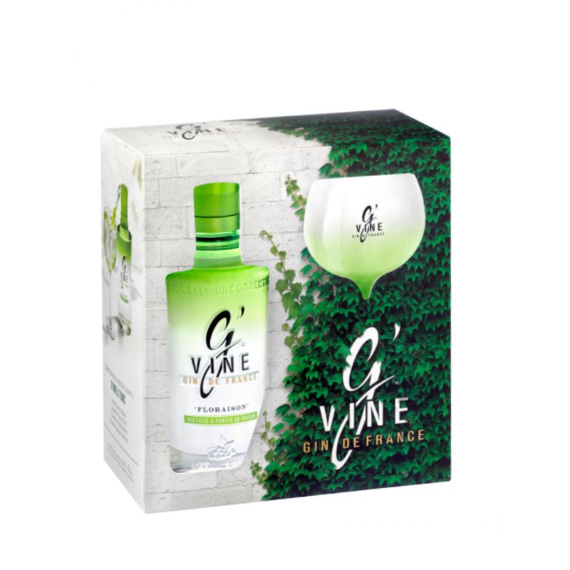 G'Vine, Coffret Floraison + 1 verre, Gin de France en Le Coffret de 70 ...