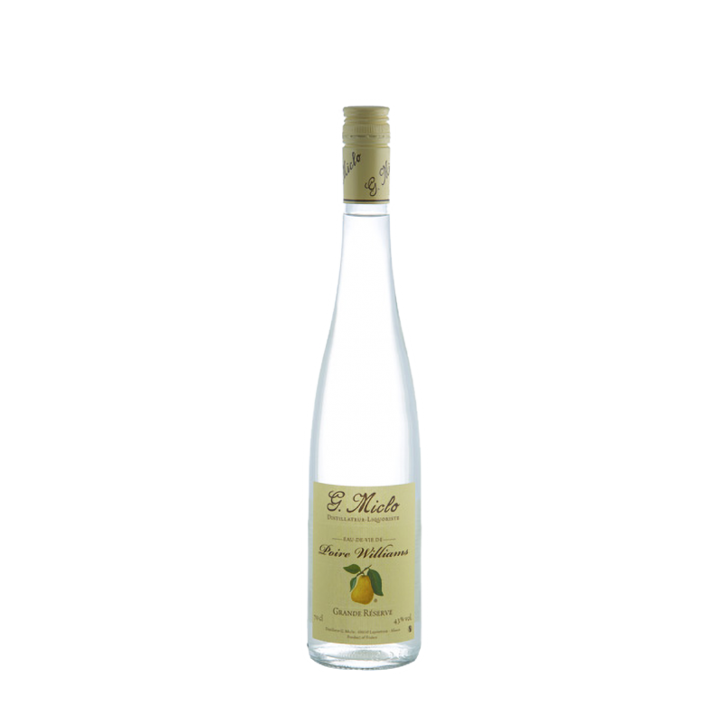 Distillerie Miclo, Poire Williams Grande Réserve , Eau de vie de fruits ...