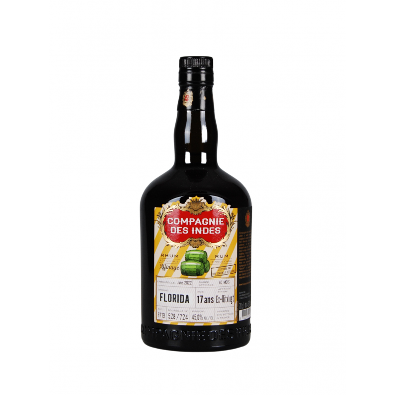 Compagnie des Indes 17 ans d'âge, Florida, Rhum de Florida en Bouteille ...