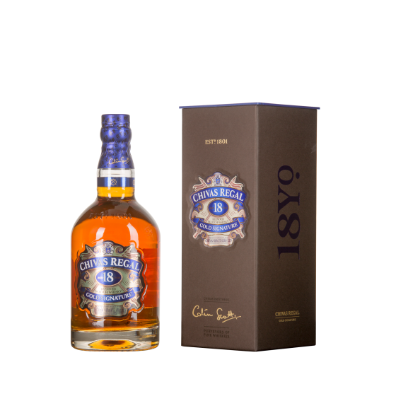 Chivas Regal 18 ans d'âge, Gold Signature, Whisky de Ecosse en ...